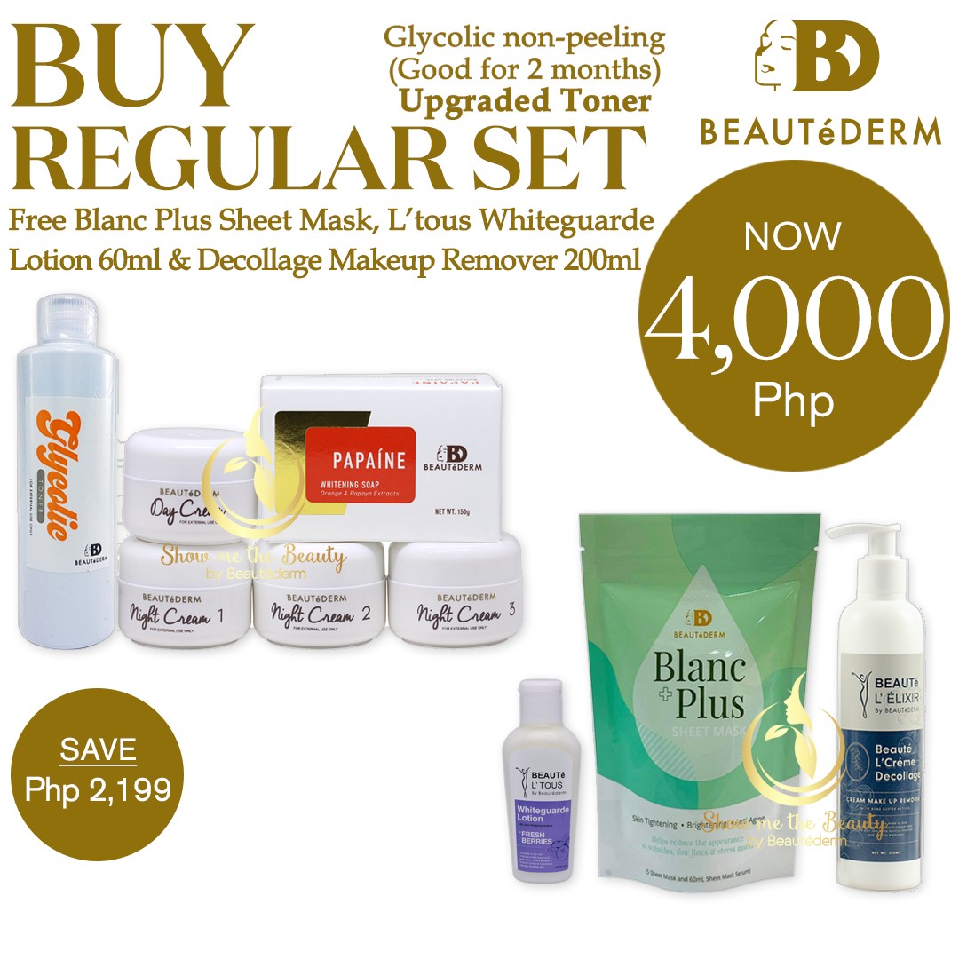 Beautederm Regular Set Upgraded Toner PROMO FREE DECOLLAGE 200ML ...