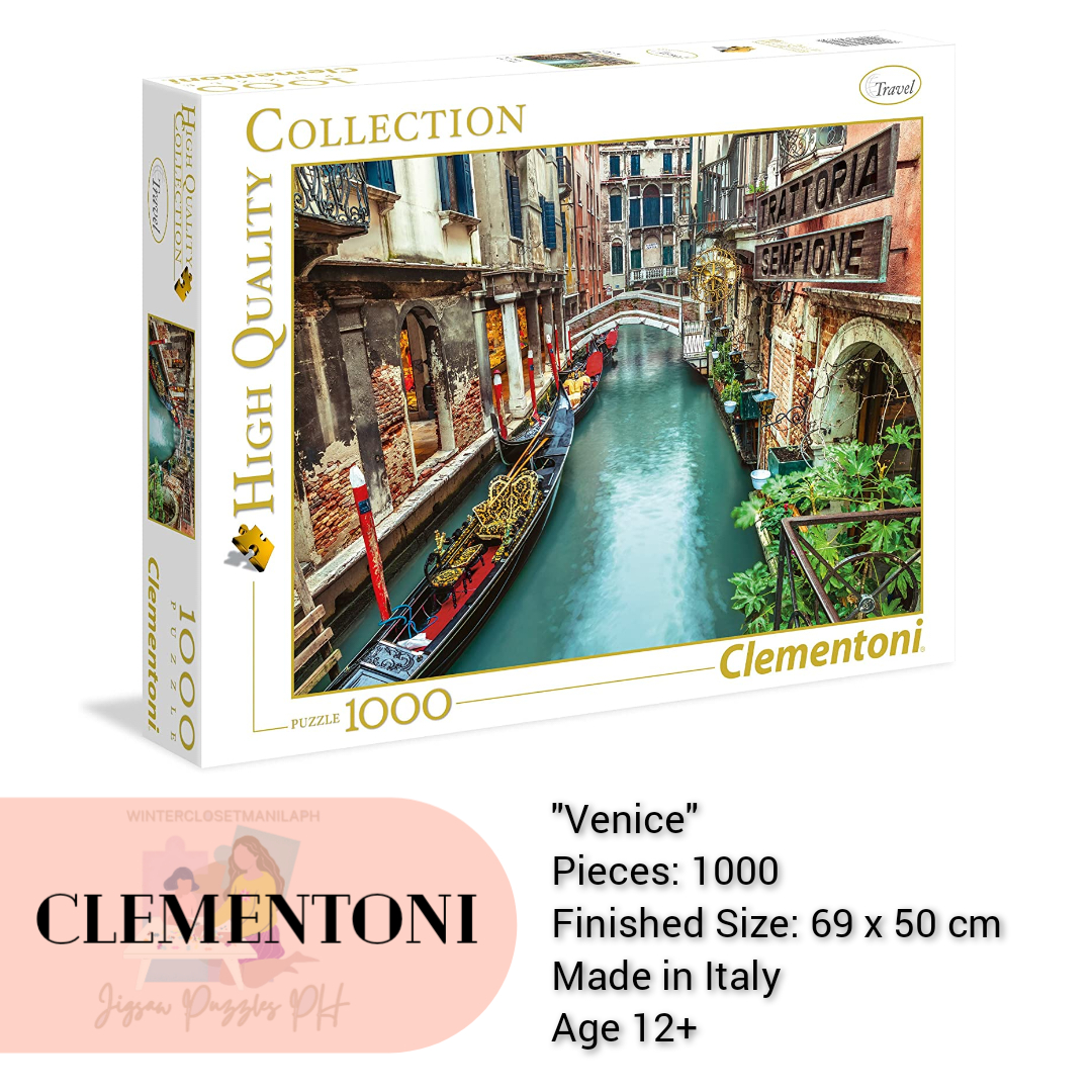 Clementoni 1000 piece Jigsaw Puzzle - Venice | Lazada PH