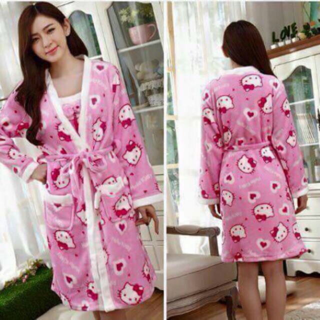 hello kitty bathrobes | Lazada PH