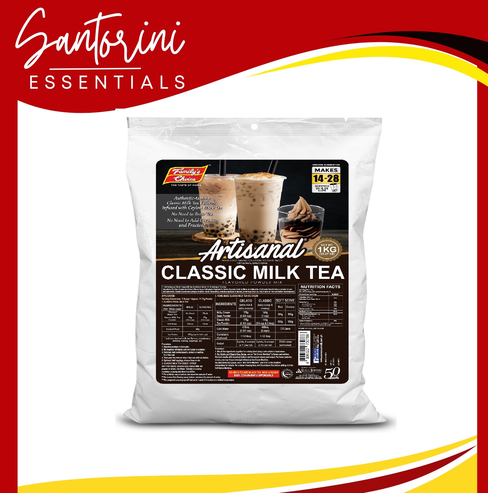 Family's Choice Artisanal Classic Milktea 1kg | Lazada PH