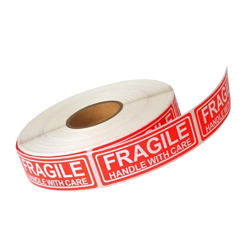 500pcs Fragile Sticker 2x3/1x3 inches Red Handle with Care Warning ...