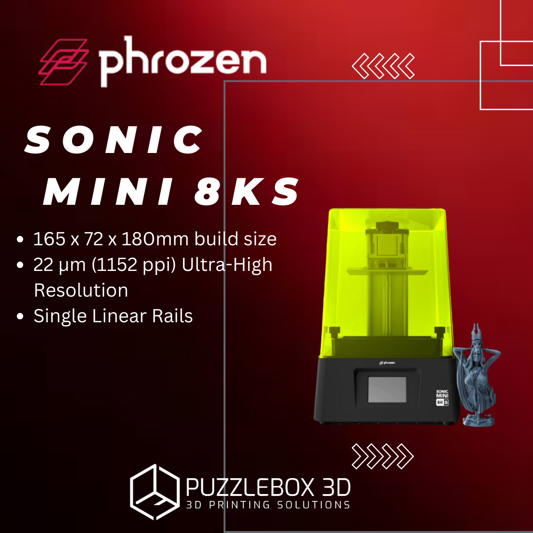 Phrozen Sonic Mini 8KS - High-Resolution Compact Resin 3D Printer ...
