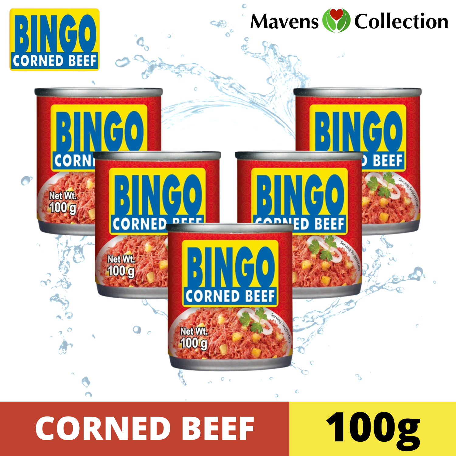 Bingo Corned Beef 100g (Set of 5) by Mavens Collection | Lazada PH