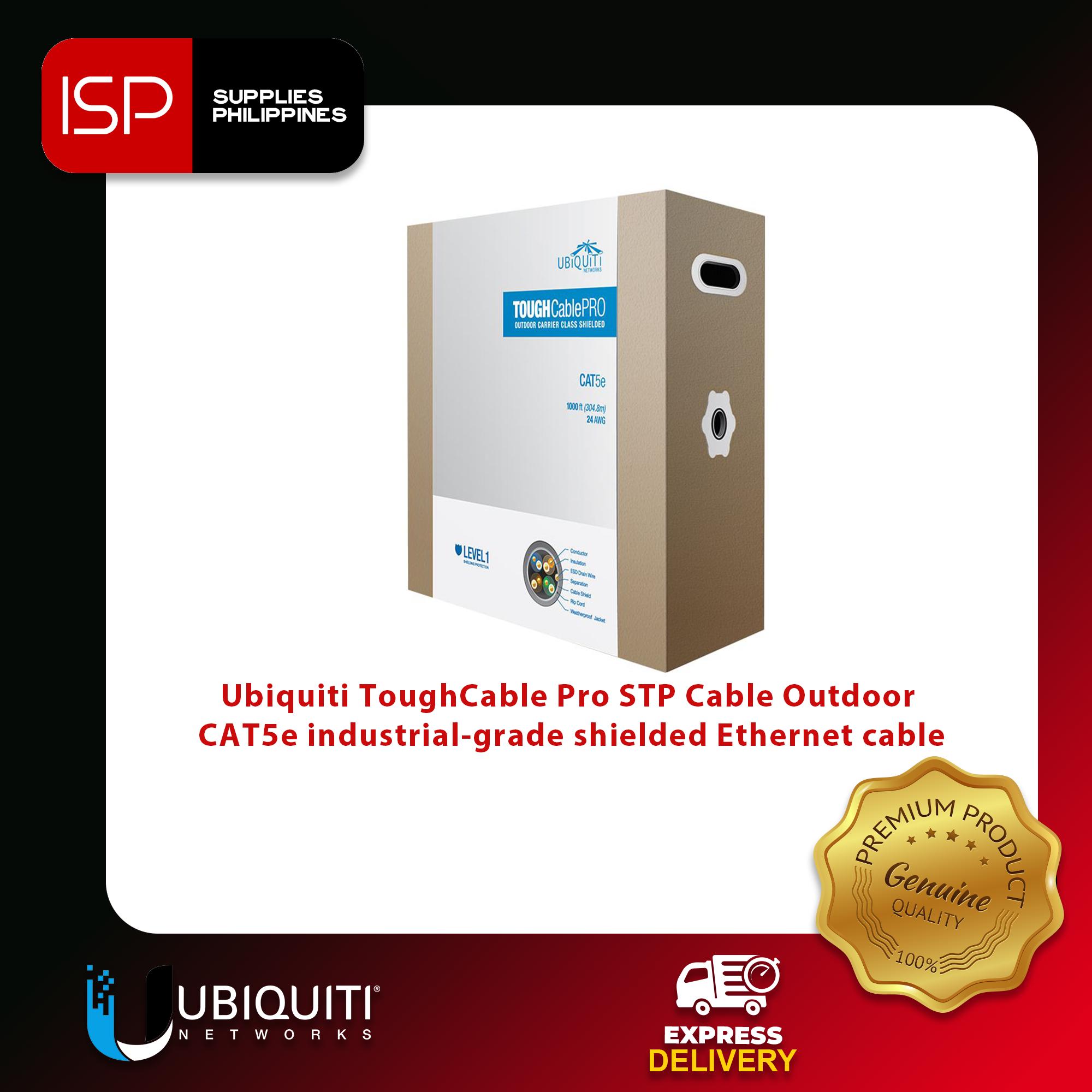 Ubiquiti ToughCable Pro STP Cable Outdoor CAT5e industrial-grade ...