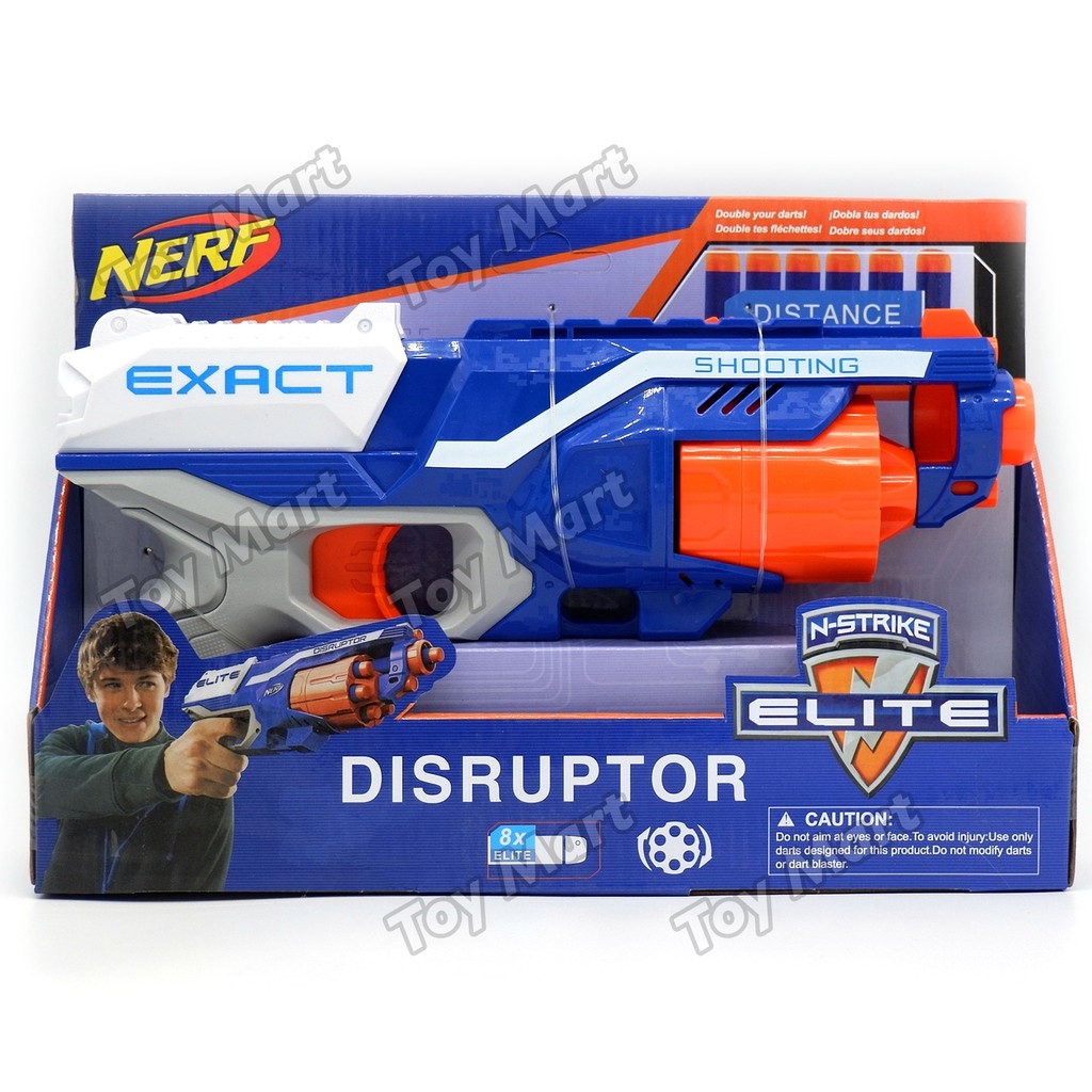 NEW NERF Elite Disruptor Soft Bullet Blaster with 6 Soft Bullets ...