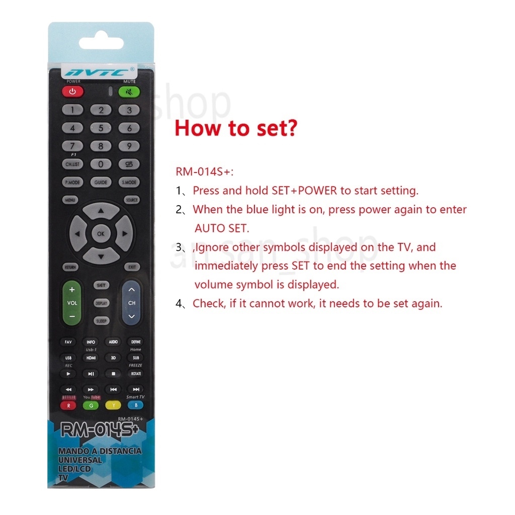 100 Universal remote control for samwon smart tv na gagana sa mo TV Box ...