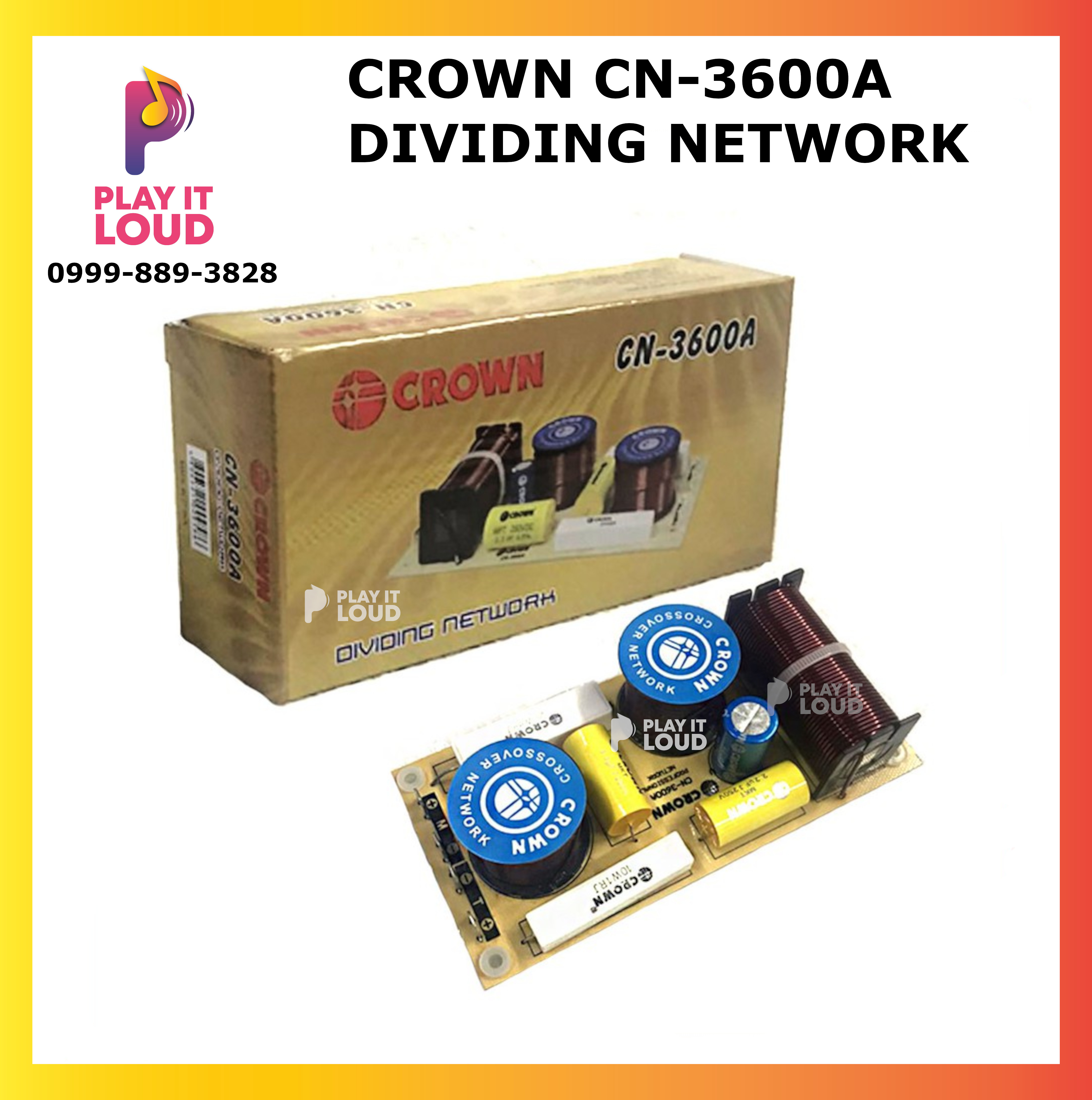 ORIGINAL CROWN DIVIDING NETWORK CN3600A 600 Watts 3 WAY (1pc.) | Lazada PH