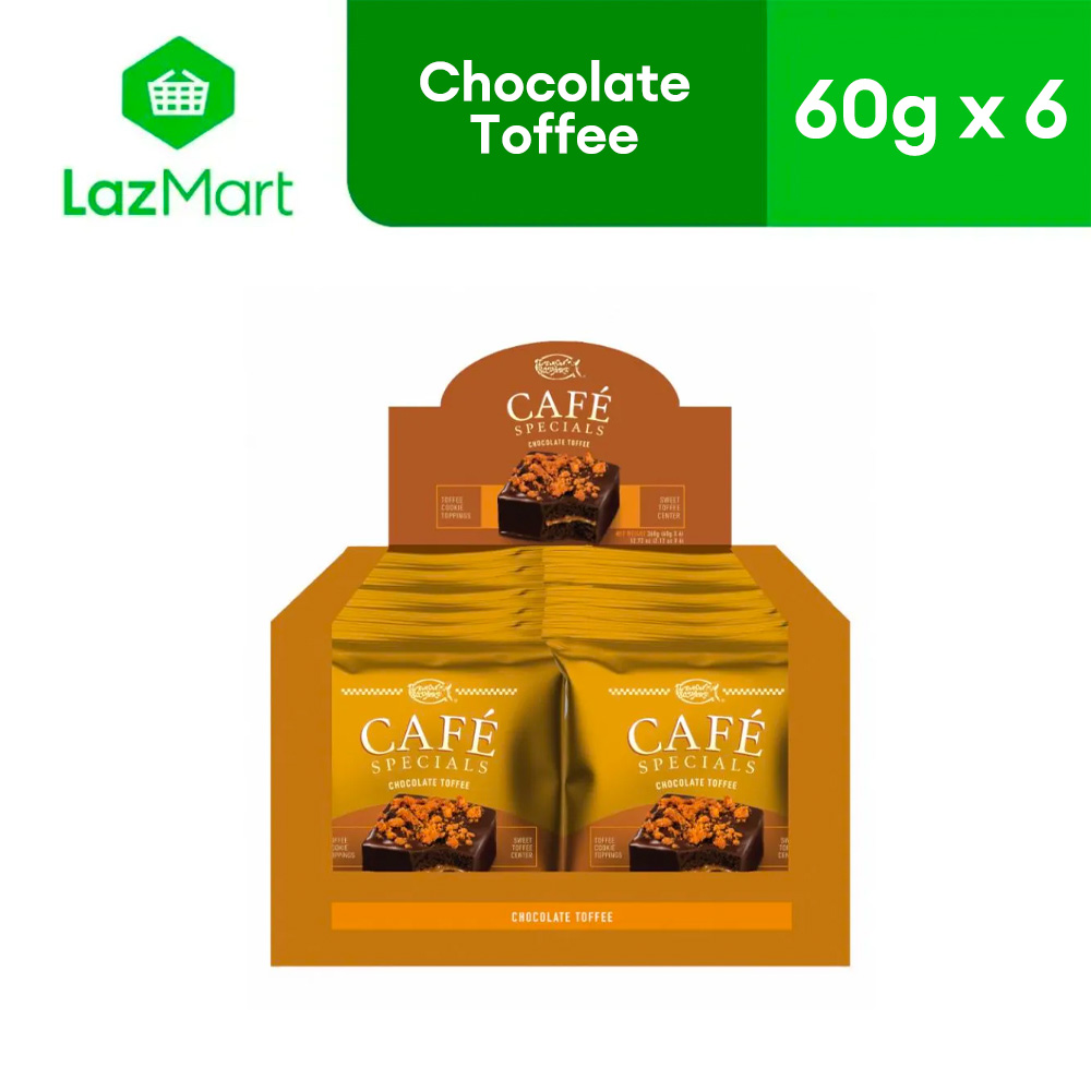 Lemon Square Cafe Specials Chocolate Toffee 60g x 6 | Lazada PH