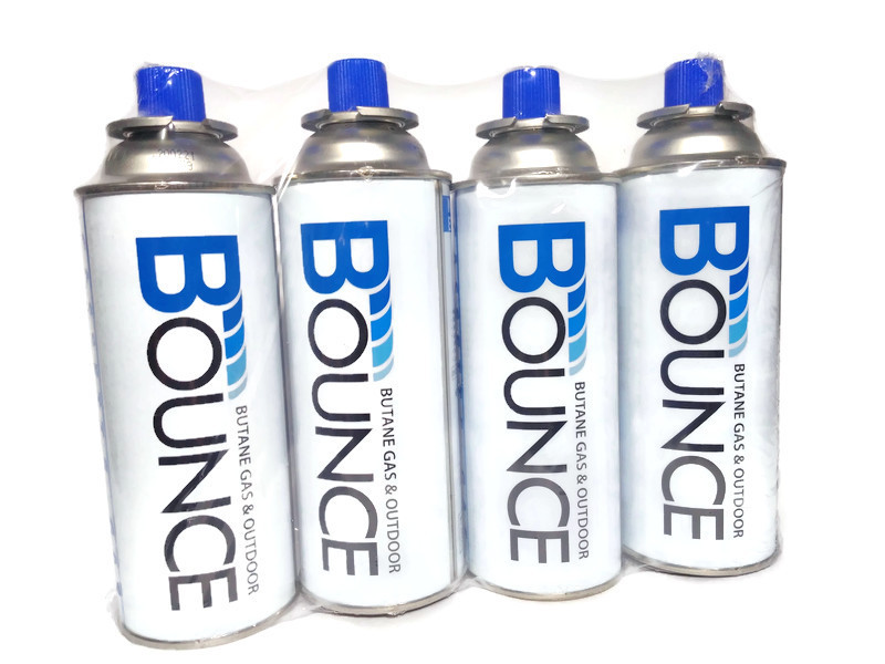 Bounce LG-250 Butane Gas 250g Nozzle Type CRV Cartridge 4-Pack | Lazada PH