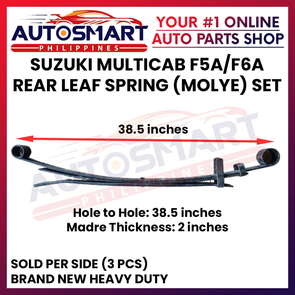 Suzuki Multicab F5A/F6A Scrum Rear Leaf Spring Molye Assembly Set ...
