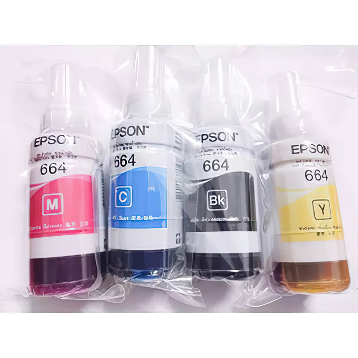 Genuine Epson 664 Ink (Black, Cyan, Magenta, Yellow)100% Epson Genuine Ink | Lazada PH