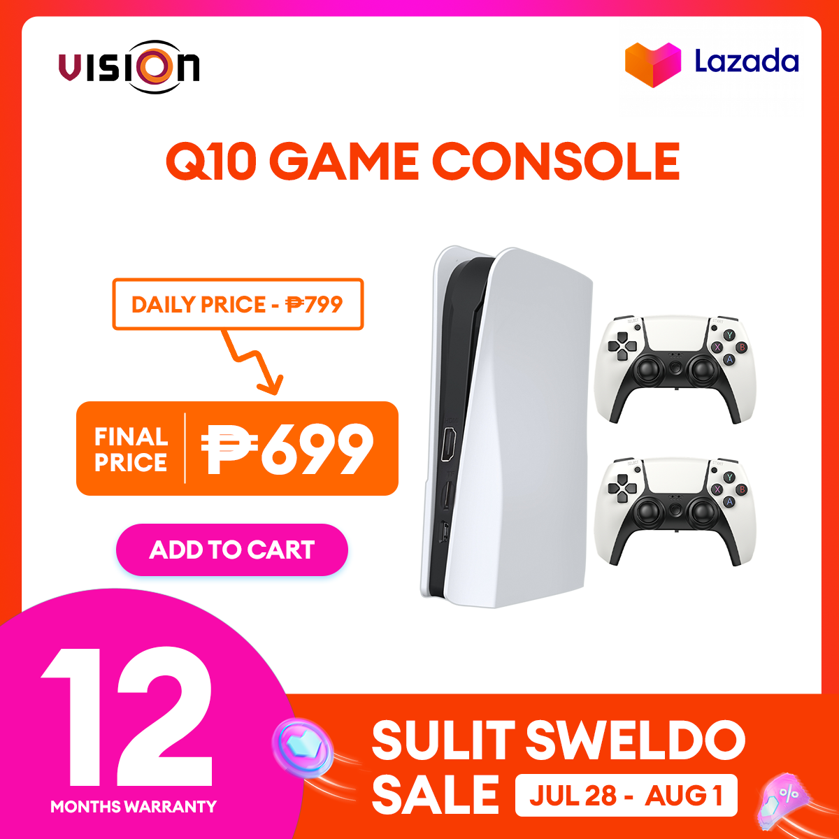 Vision Q10 Game Console 20000+Games Console Games Console Gaming ...