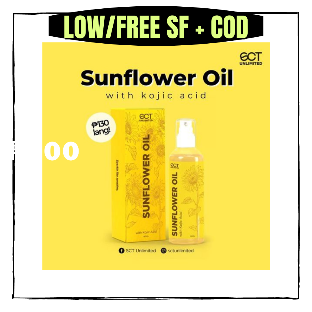 SCT UNLIMITED SUNFLOWER OIL WITH KOJIC ACID ON HAND | Lazada PH
