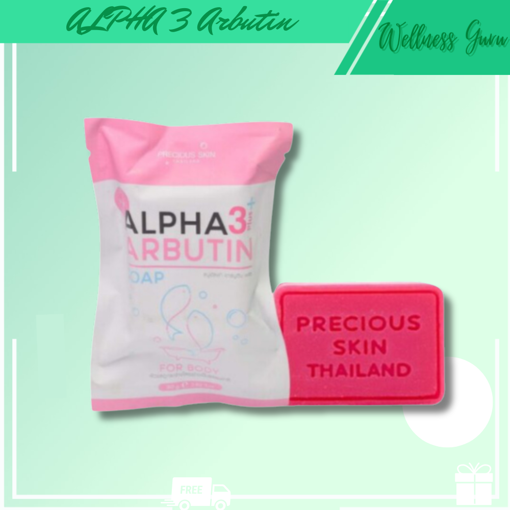 PH Authentic Alpha 3+ Arbutin Soap for Face and Body by Precious Skin ...