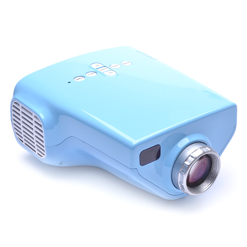 1080P Portable100 Lumens LED Overhead Projector with TV Tuner - Blue ...