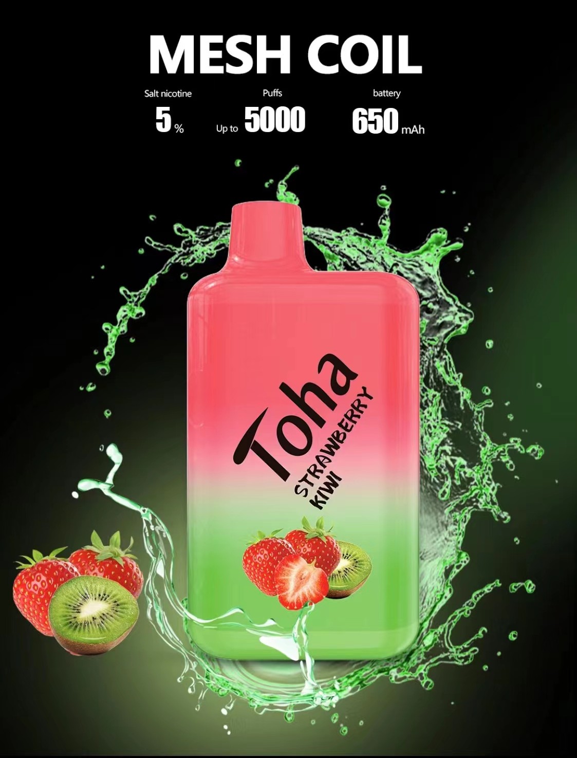 Toha 100 under up to 5000 Puffs Rechargeable legal GFHJK | Lazada PH