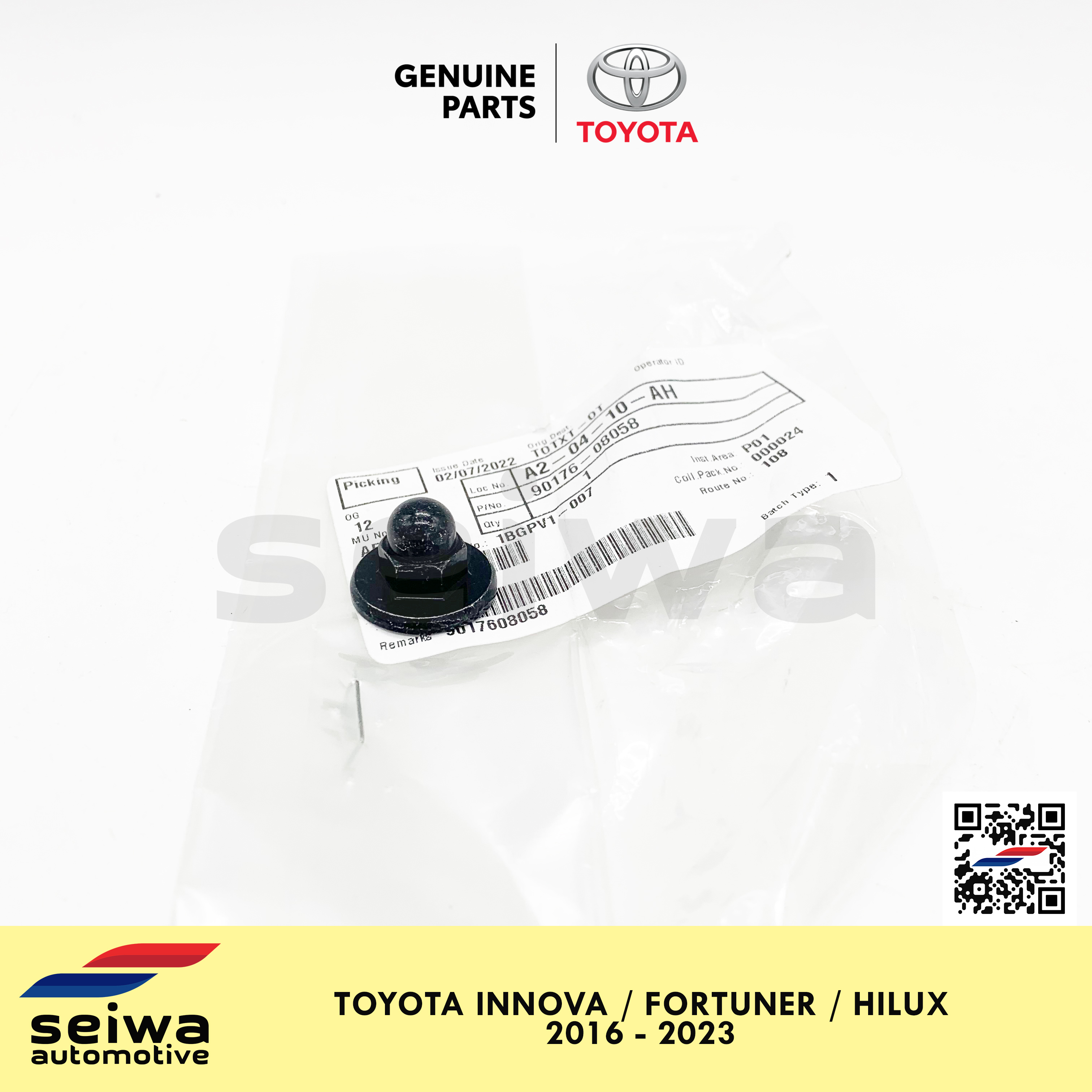 [2016 - 2023] Toyota Innova Engine Cover Nut - [2016 - 2023] Toyota ...