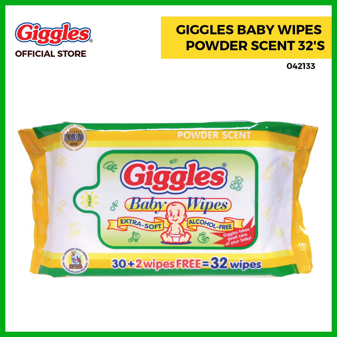 Giggles Wet Wipes Powder Scent 32s | Lazada PH