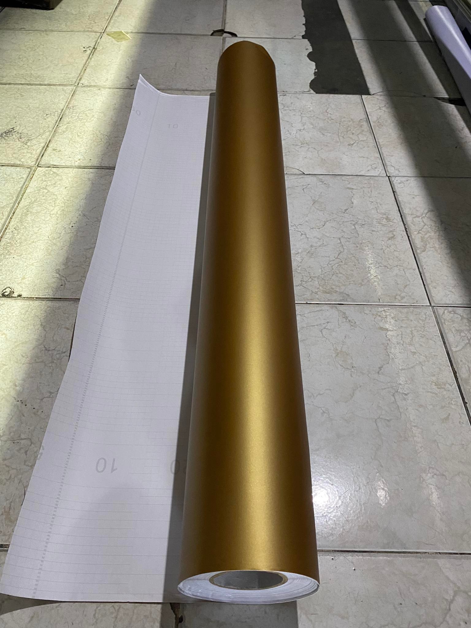 Printable Gold Matte Vinyl Sticker 4ft x 1meter | Lazada PH