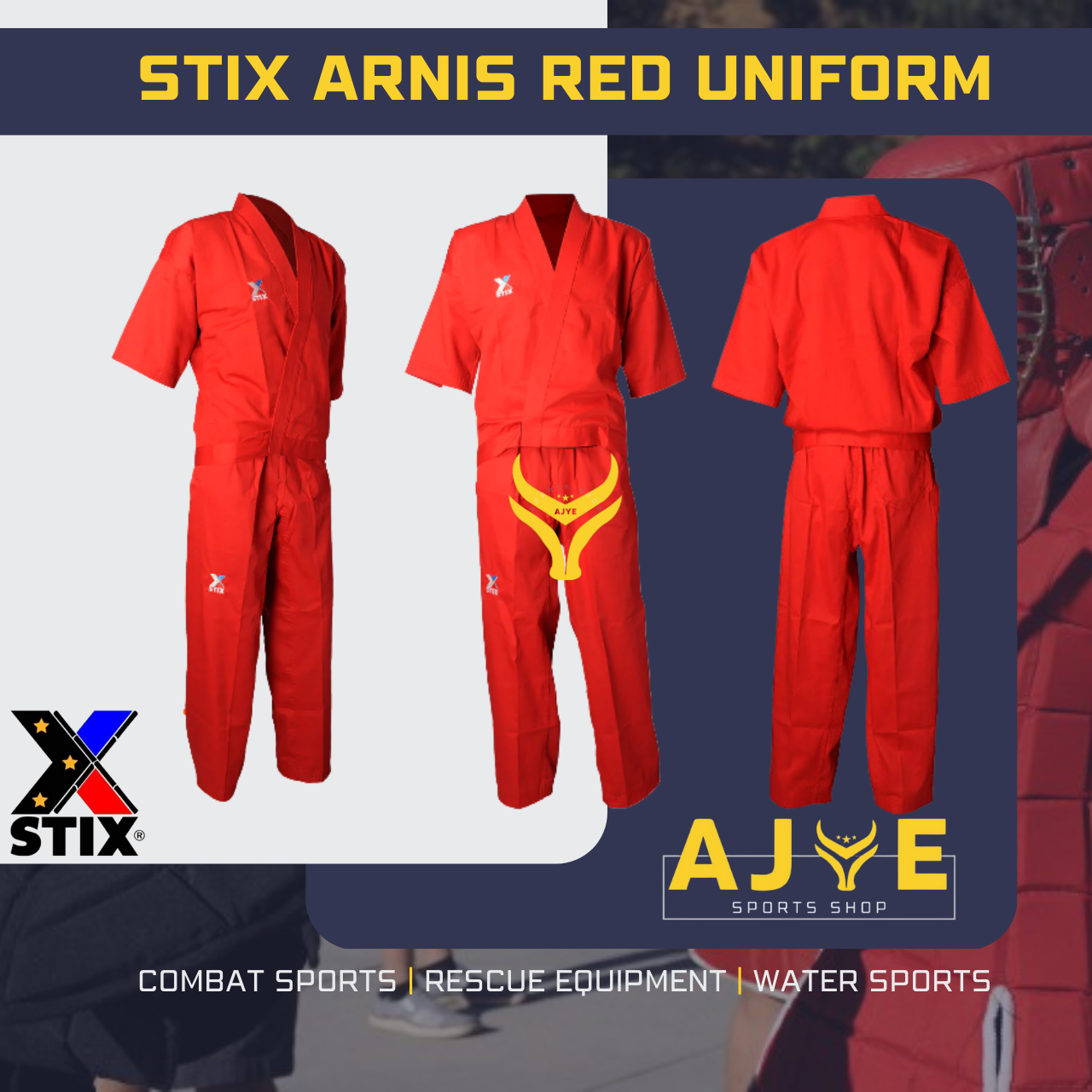 STIX ARNIS RED UNIFORM | Lazada PH