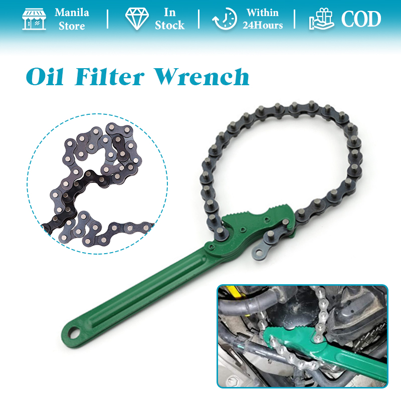 9 Inch Heavy-Duty Ratcheting Chain Wrench fits 5 Inch Diameter ...