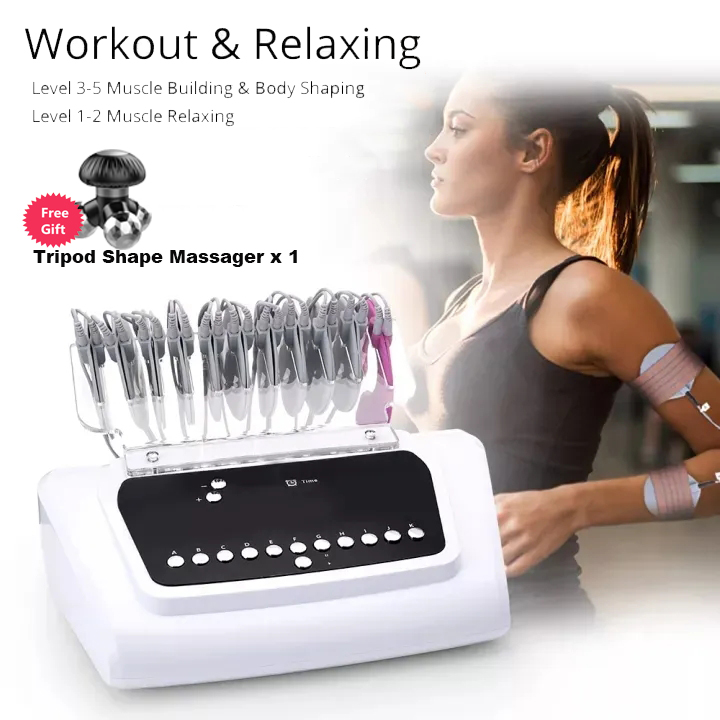 O-New 2 in 1 Bio Microcurrent Body Shaper Electrode Stimulation ...