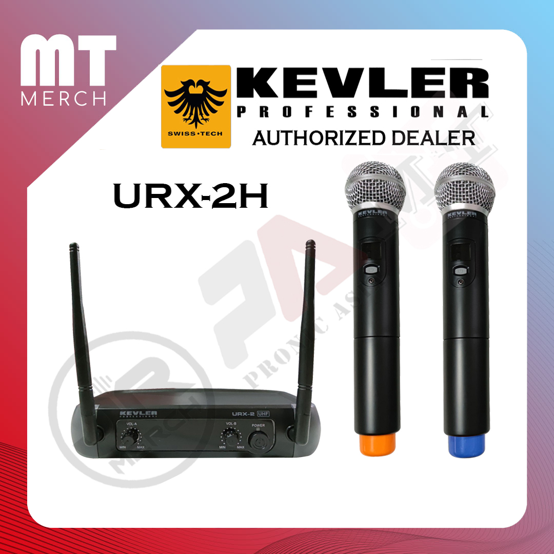 KEVLER (URX-2H) Dual Handheld Wireless Microphone SET | Lazada PH