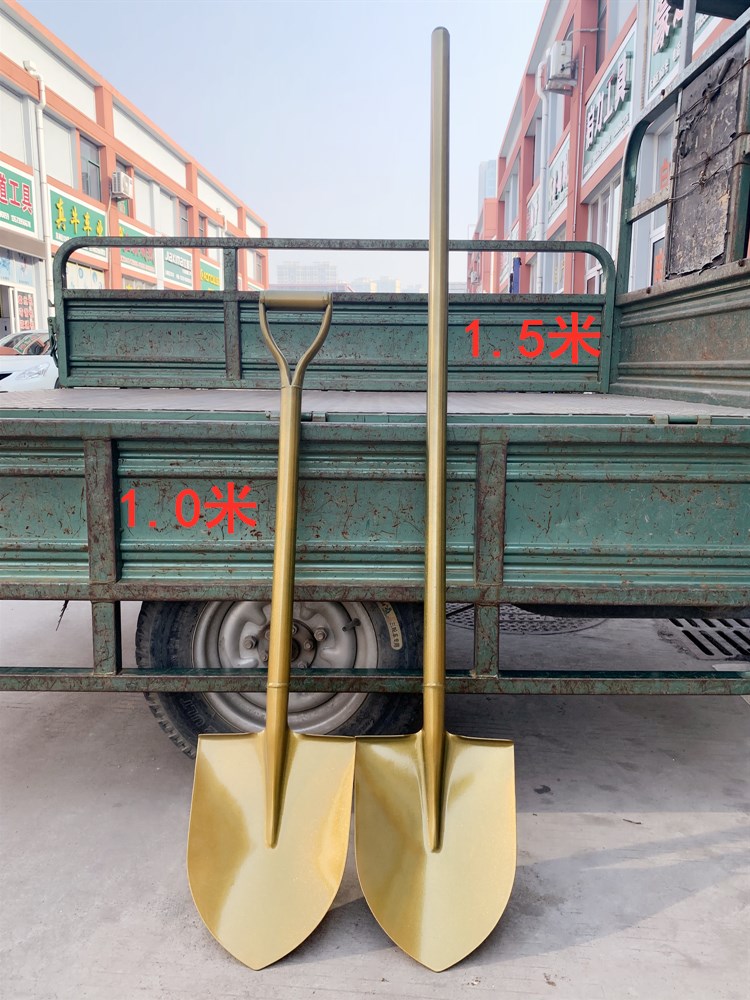 Gold shovel for foundation laying ceremony, gold shovel for ...