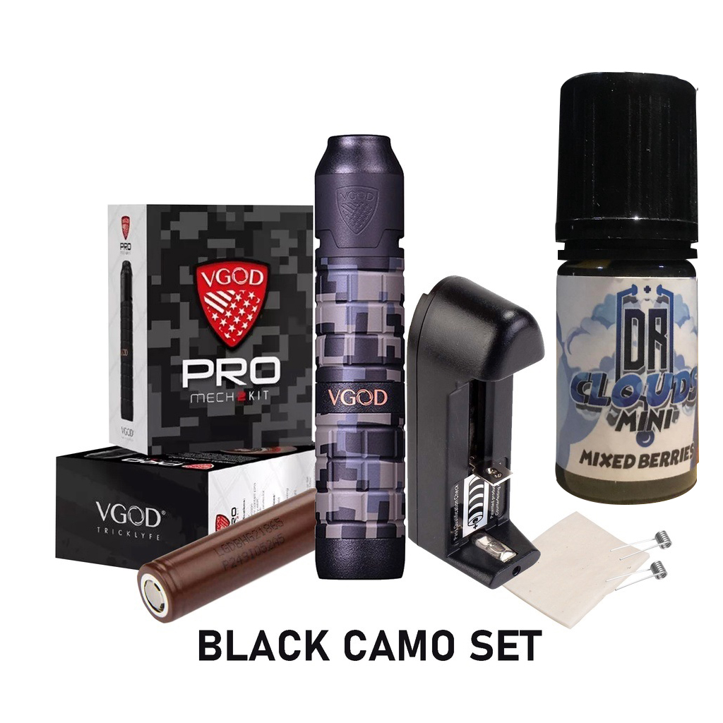【Ready Stock】VGOD Pro Mech Tube mod Full Kit set includes charger and ...