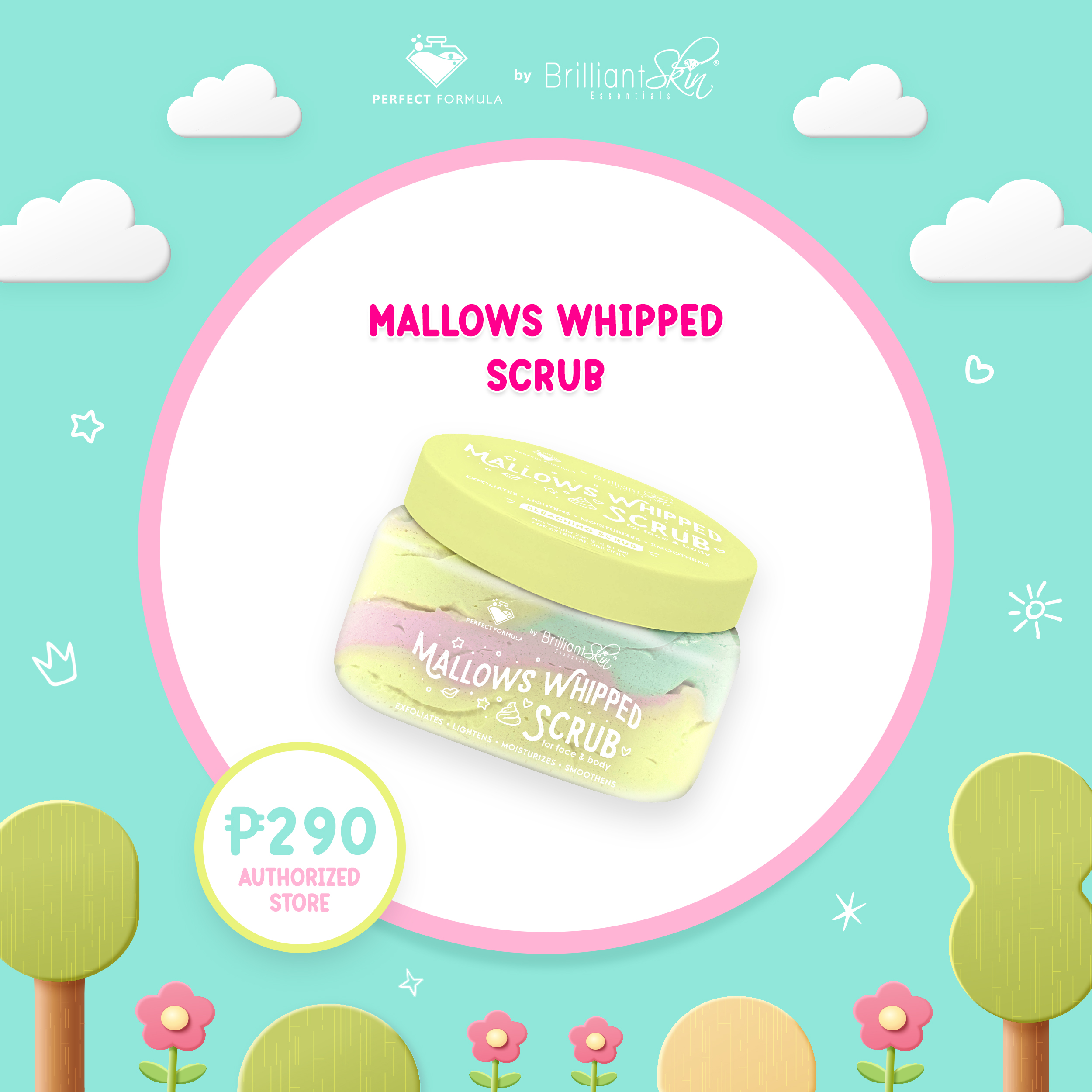 Perfect Formula x Brilliant Skin Mallows Whipped Bleaching Scrub For ...