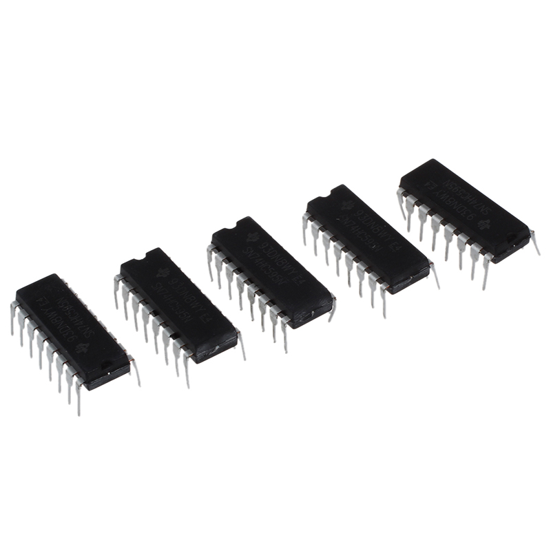 5X16 pin 8-bit serial-to-parallel-out shift register 74HC595N - inquiry ...