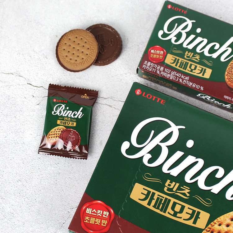 LOTTE BINCH PREMIUM CHOCOLATE BISCUIT 102G | Lazada PH
