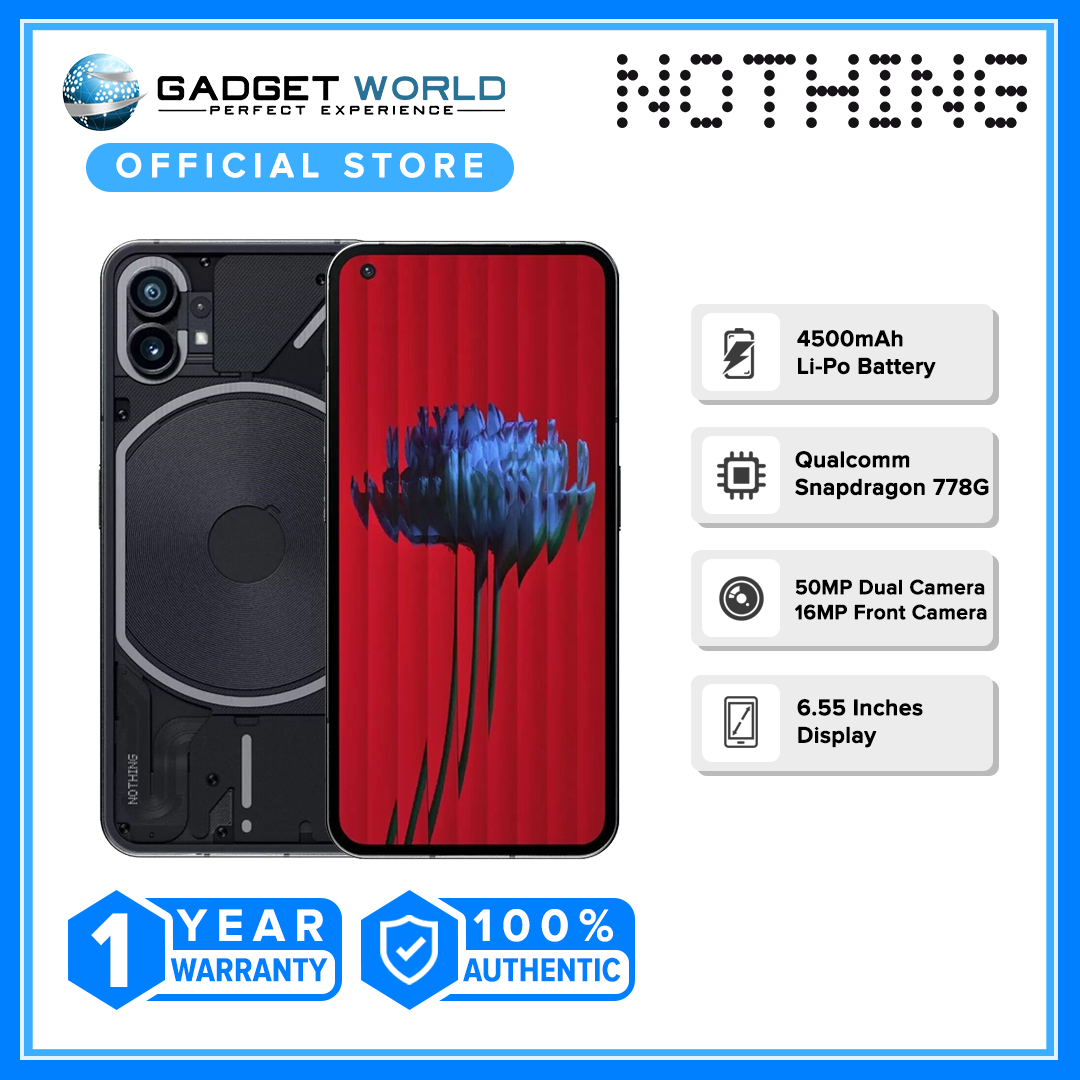 Nothing phone 1 8GB RAM+128GB/8GB RAM+256GB - 6.5" Display Octa-core ...