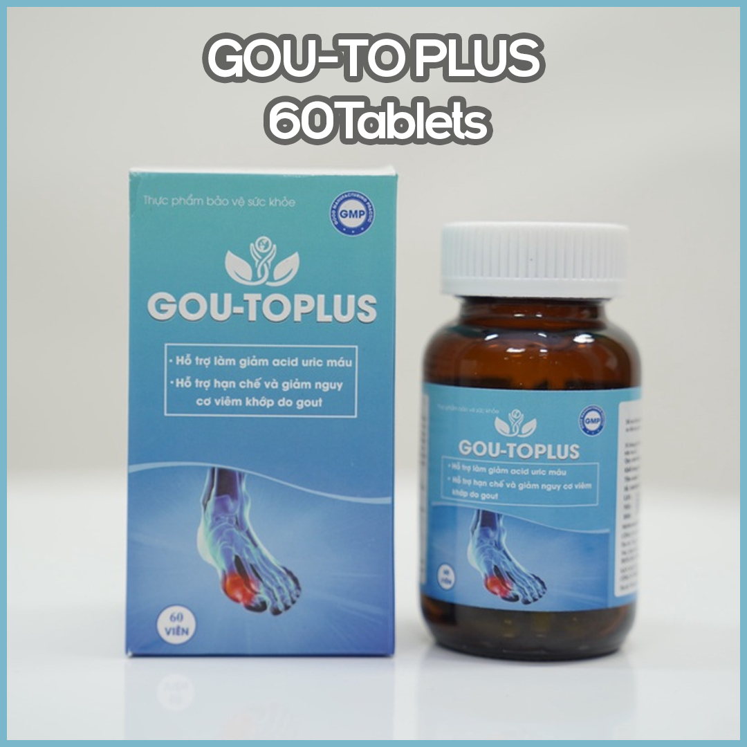Crestvines GOU-TOPLUS Japan 60 Capsules for 1 Bottle | Treatment for ...