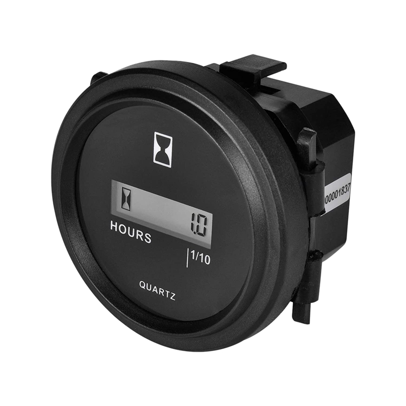 Auto Parts Hour Meter Round LCD Hour Meter Quartz Hour Meter DC4.5V ...