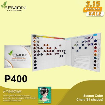 Semon Color Chart (64 Shades) Color Selector | Lazada PH