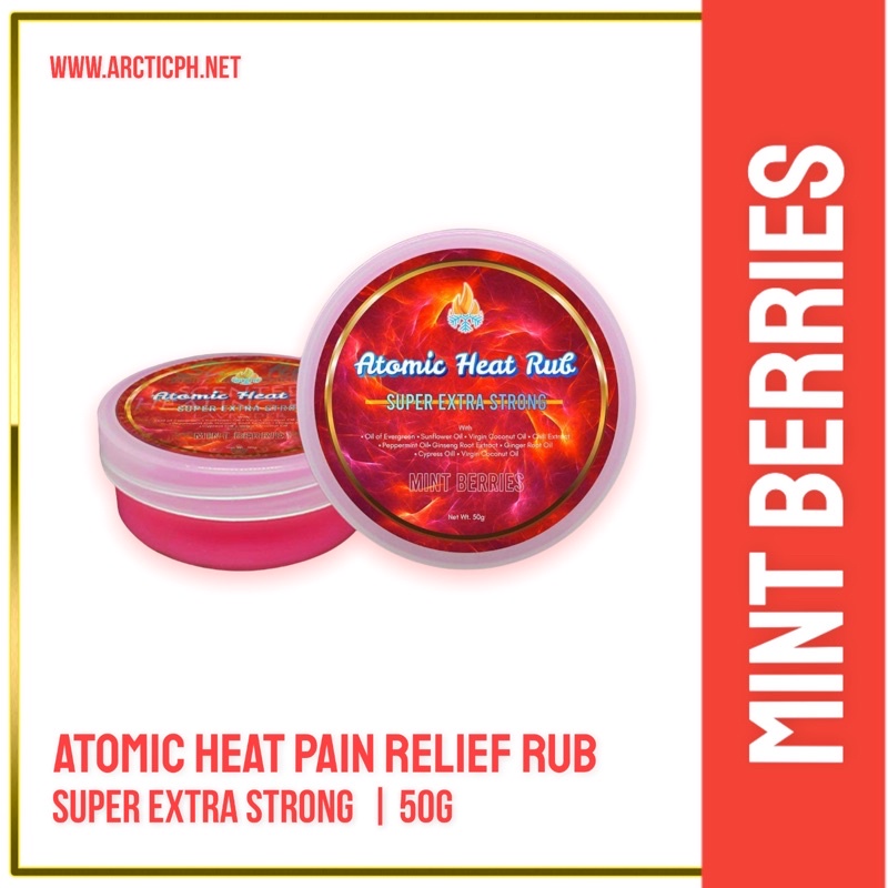 ☁Atomic Heat Rub Super Extra Strong 50g | Lazada PH