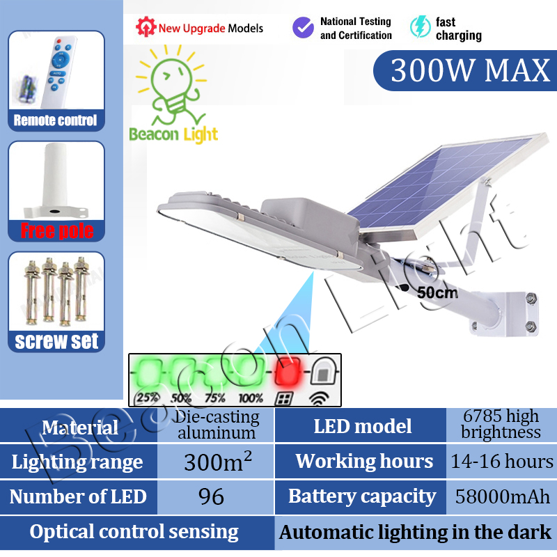 solar Street light 3000W heavy duty original LED lamp outdoor ...
