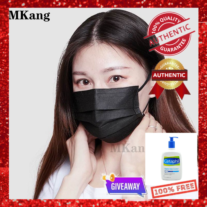 ALN 3 Ply 50PCS Blue and white disposable protective mask | Lazada PH