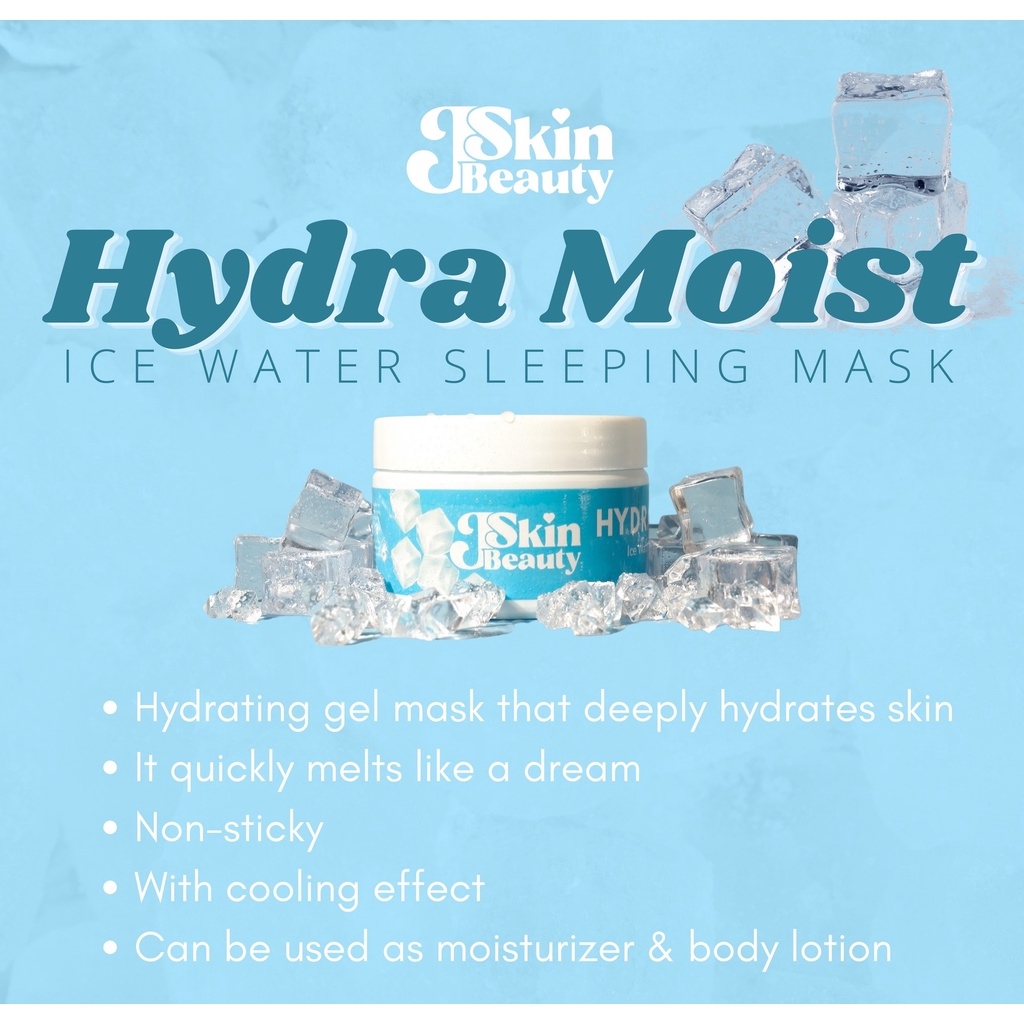 Jskin Beauty HYDRA MOIST ice water sleeping mask Hydra Ice Cube soap ...
