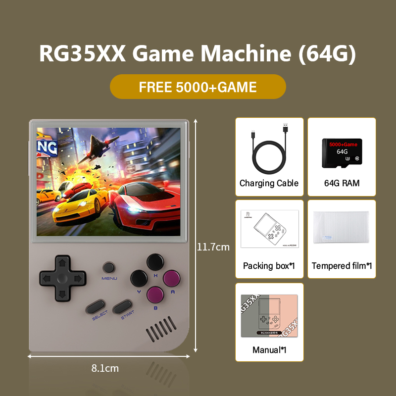 ANBERNIC RG35xx Retro Game Console Open Source Handheld Dual Aystem ...