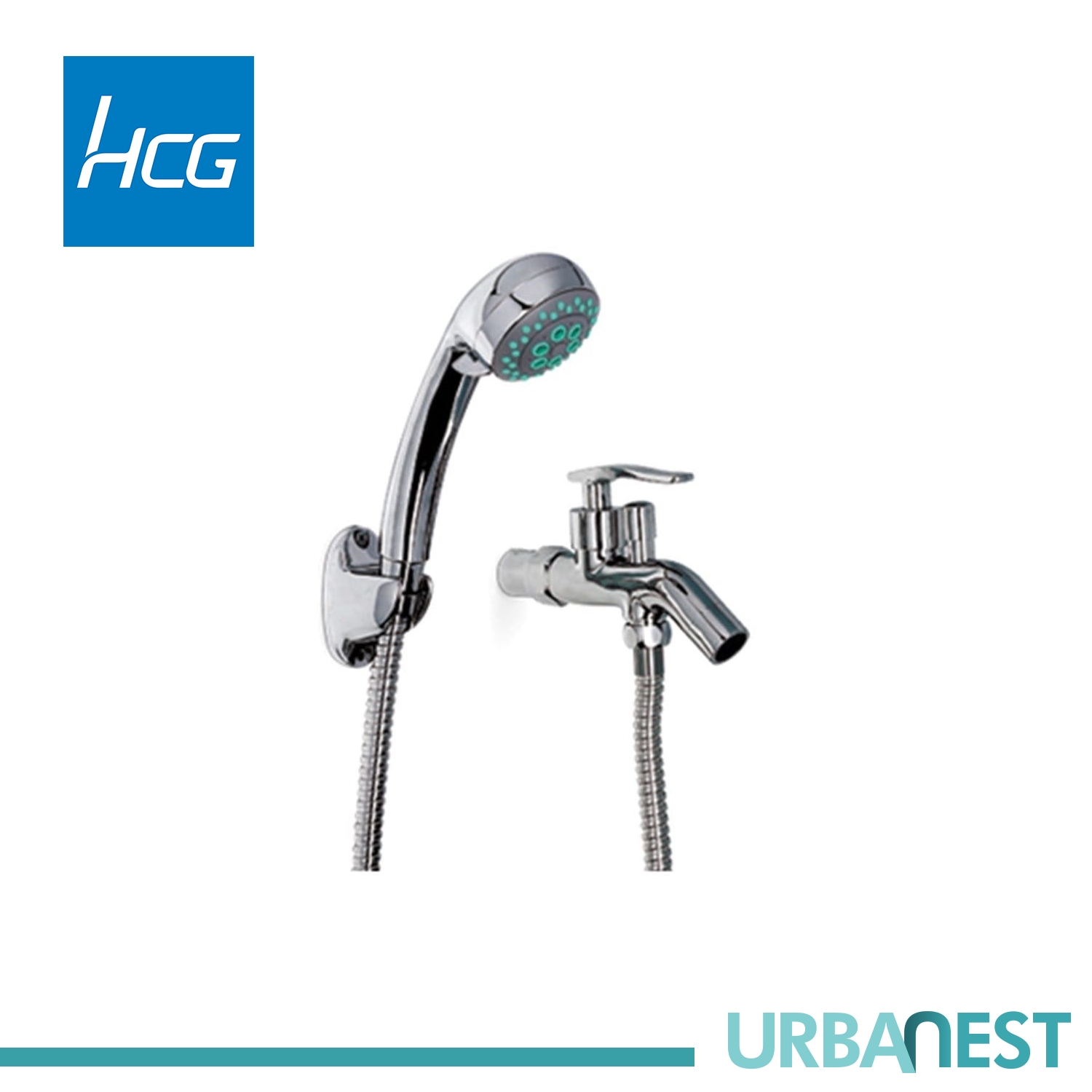 HCG Bath Faucet & Hand Shower Set Amazona BF3726PX. Full Brass Body ...
