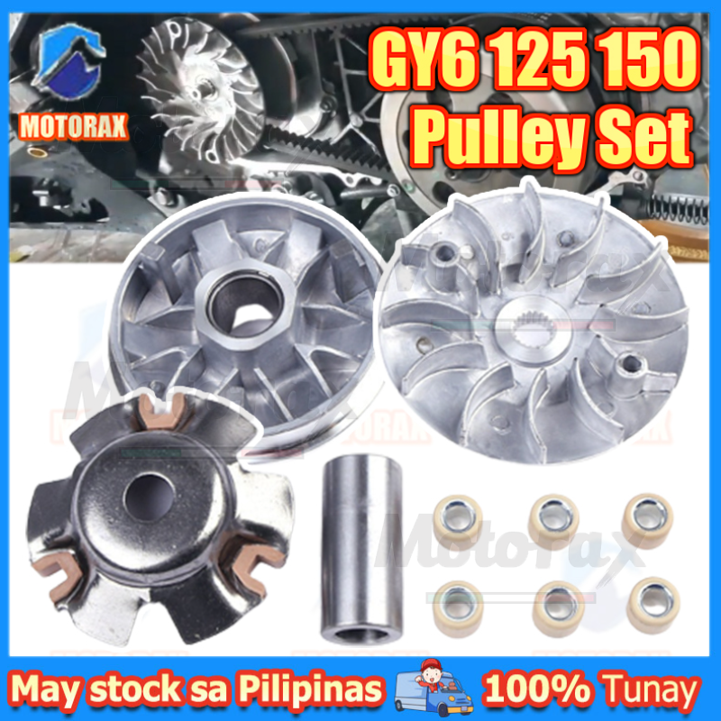🇵🇭 Motorcycle GY6 125 150 Pulley Set With Drive Face And Bola Moped ...