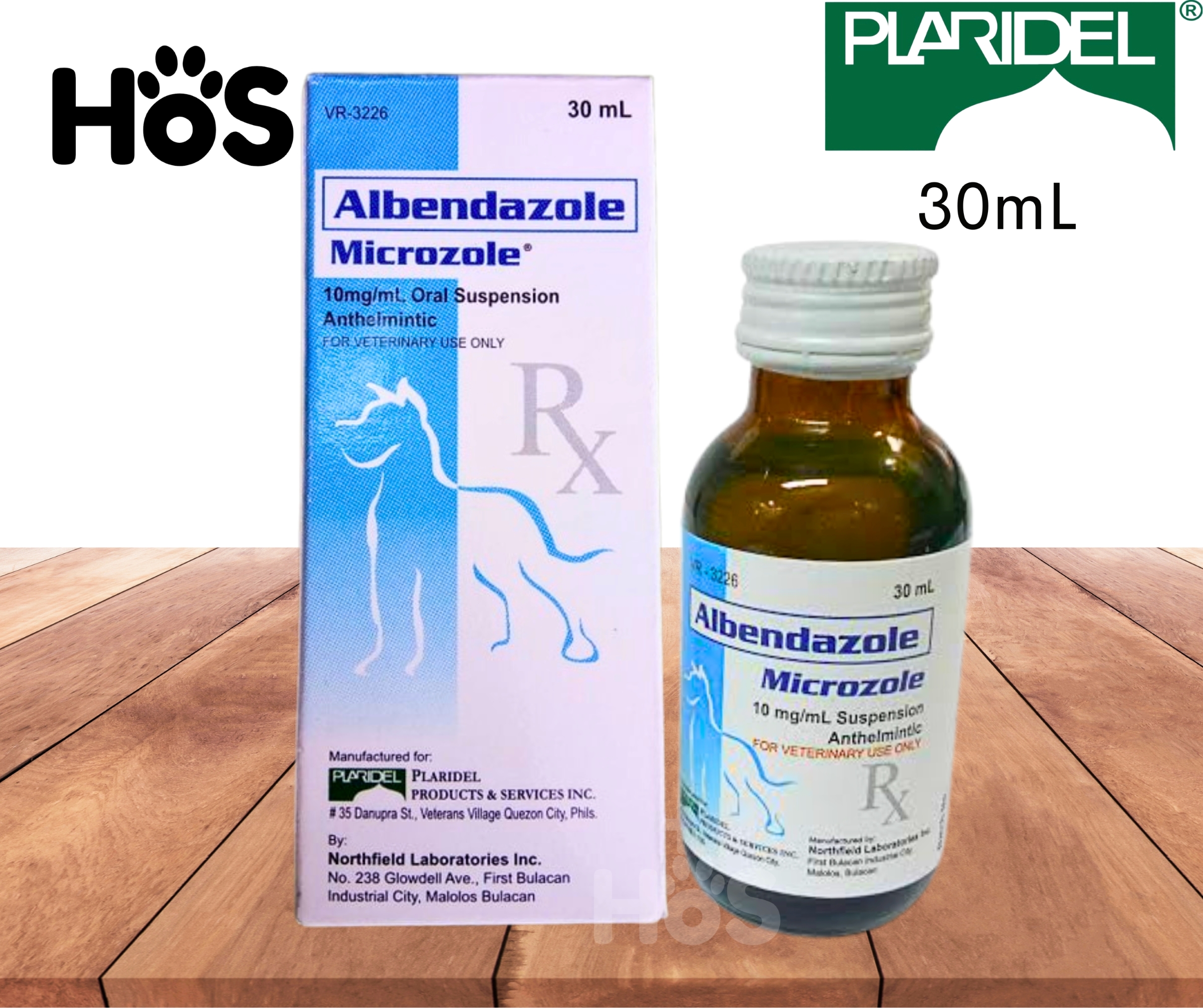 Albendazole Microzole Pet Dewormer Oral Suspension 30mL | Lazada PH