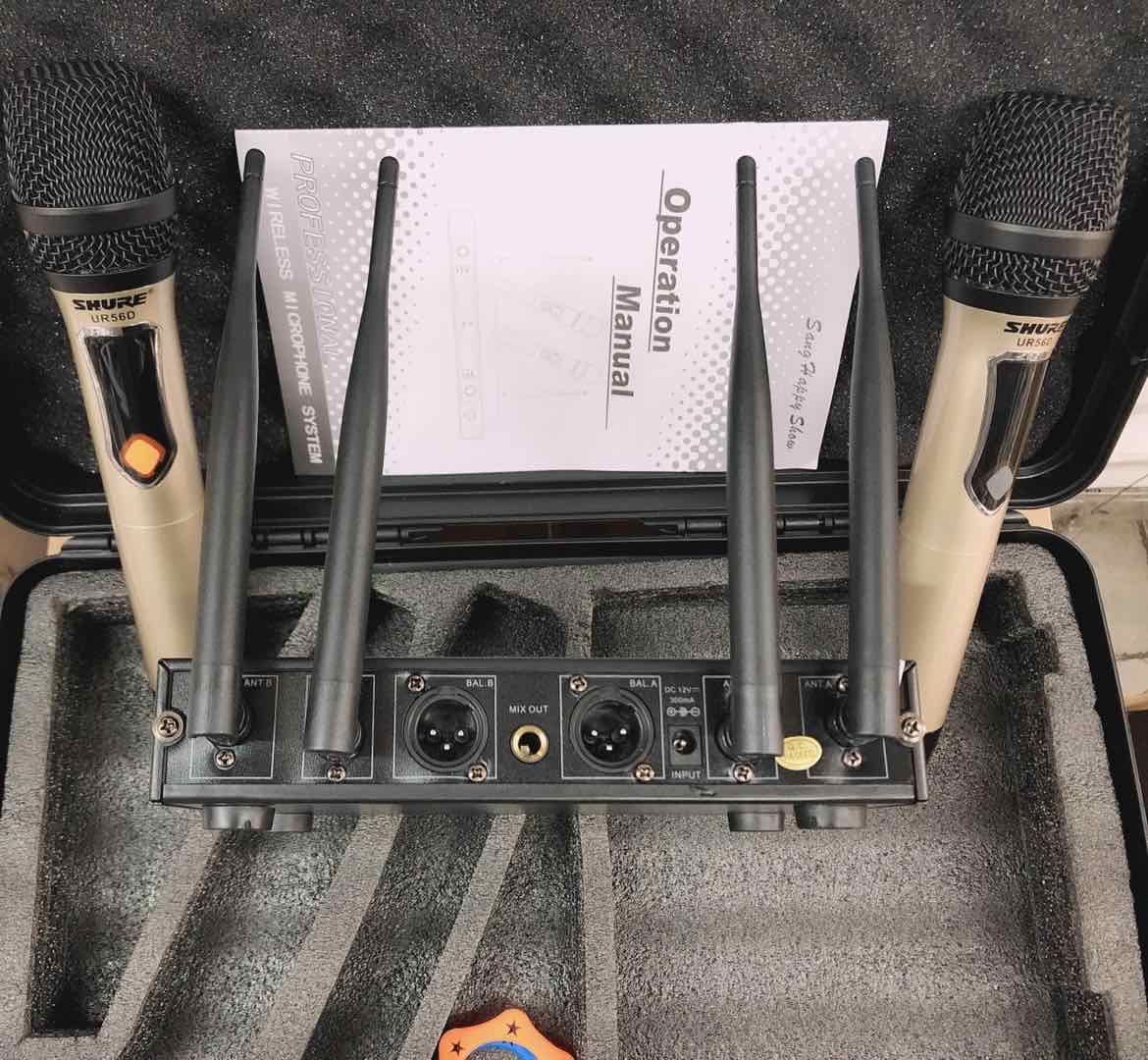 SHURE UHF Wireless UR-56D Digital Dedicated Professinoal Outdoor ...