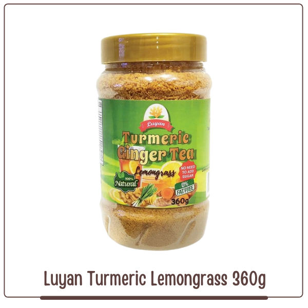 Luyan Turmeric Ginger Tea Lemongrass 360g | Lazada PH