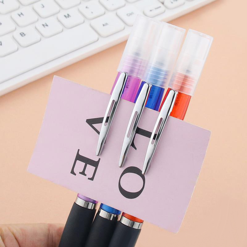 Spray ballpoint pen Perfume pen disinfection spray pen Alcohol spray ...
