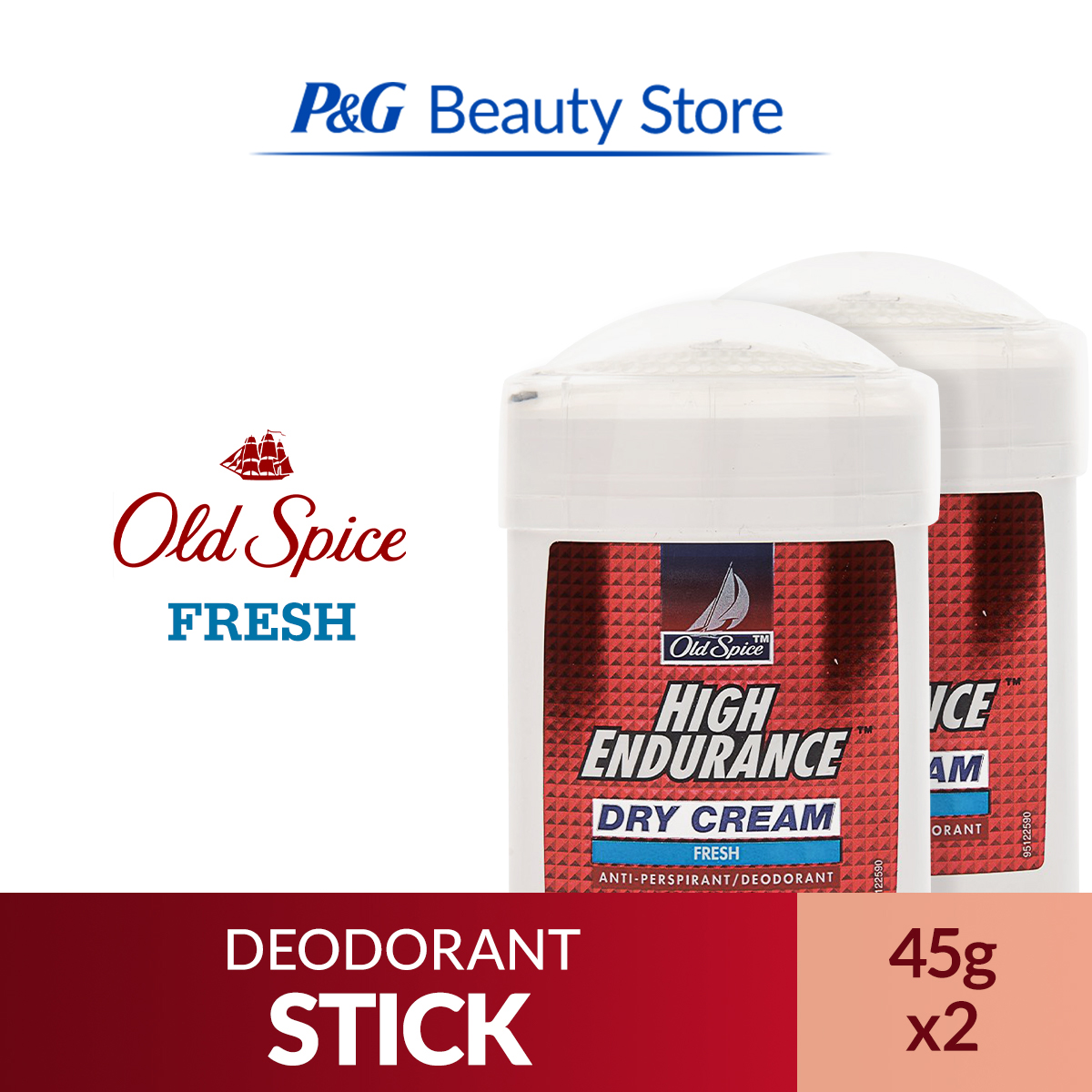 Old Spice Deodorant High Endurance-Fresh 45G (2 pieces) | Lazada PH