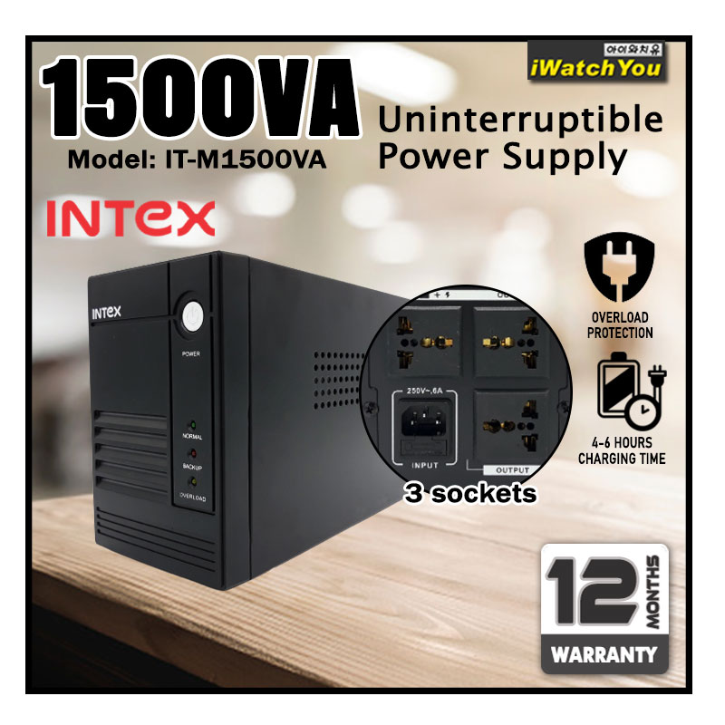 INTEX 1500VA UPS / IT-M15000VA / Uninterruptible Power Supply ...