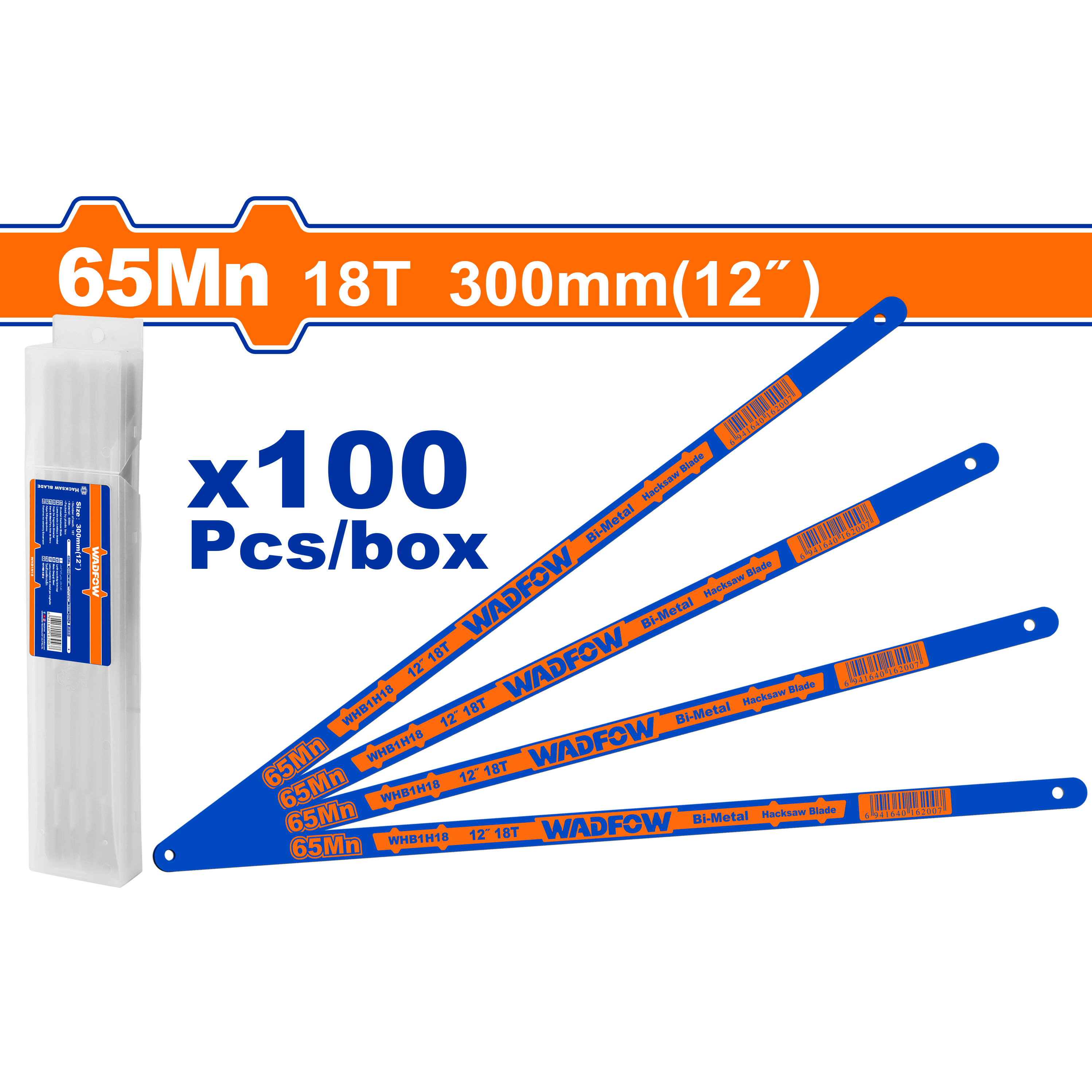 Wadfow Tools Original Hack Saw Bi-Metal Hacksaw Blade 18T-24T SOLD PER ...